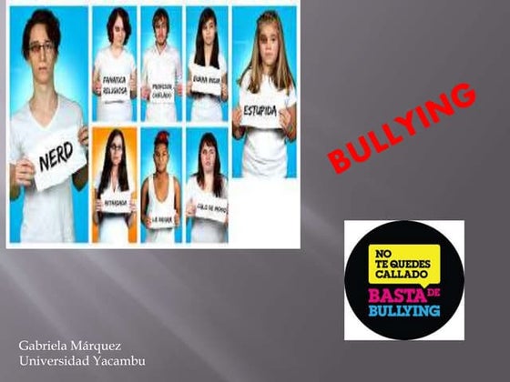 Bullying o acoso escolar | PPT
