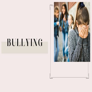 Say No To bullying | PPTX