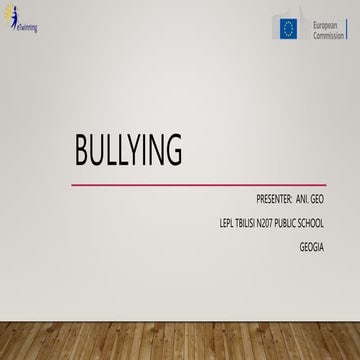 Say no to_bullying | PPTX