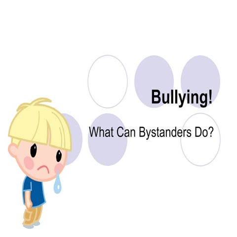 Bullying bystanders | PPT
