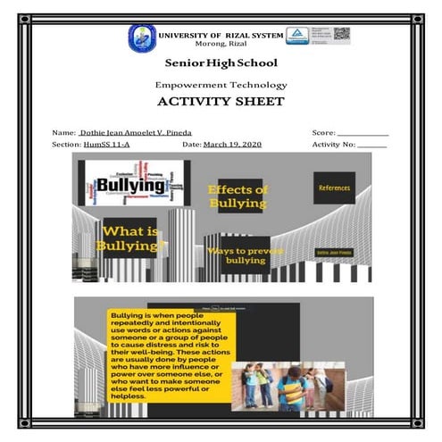 Bullying prezi | PDF