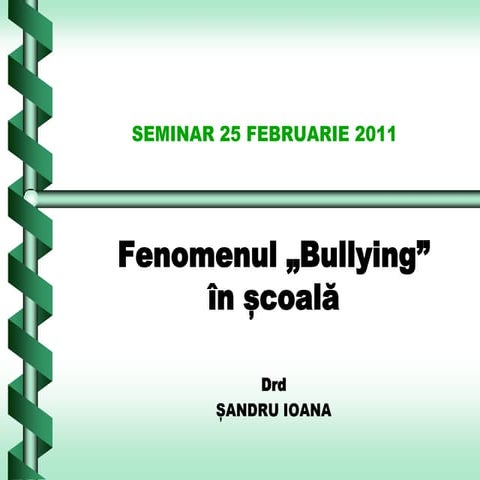 AGRESIVITATEA COPIILOR- POWERPOINT PRESENTATION | PPTX