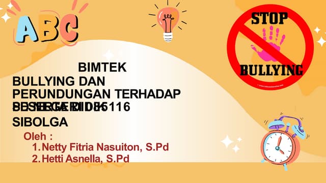 Materi ppt bullying (1) | PPTX