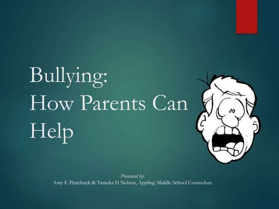 Bullying slideshow | PPTX
