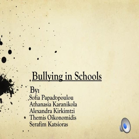 Bullying For Year 7 | PPT