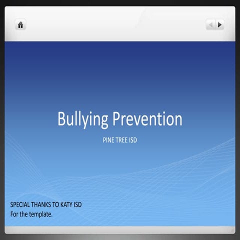 Bullying Prevention | PPT