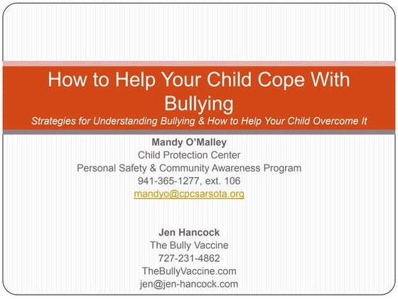 School bullying presentation | PPT