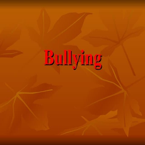 Bullying | PPT