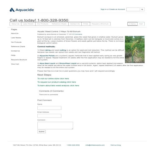 Aquacide Pellets for Water Willow Control | PDF