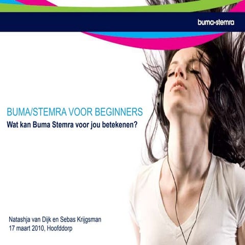 Buma Voor Beginners 17 Maart | PPTX