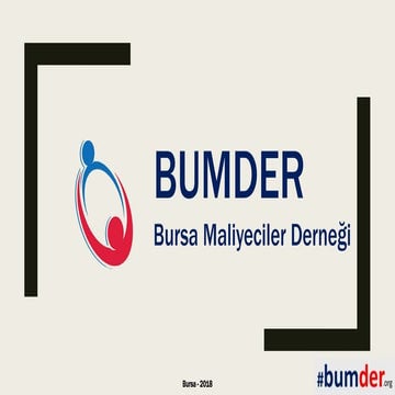 İndirimli Kurumlar Vergisi BUMDER | PPTX