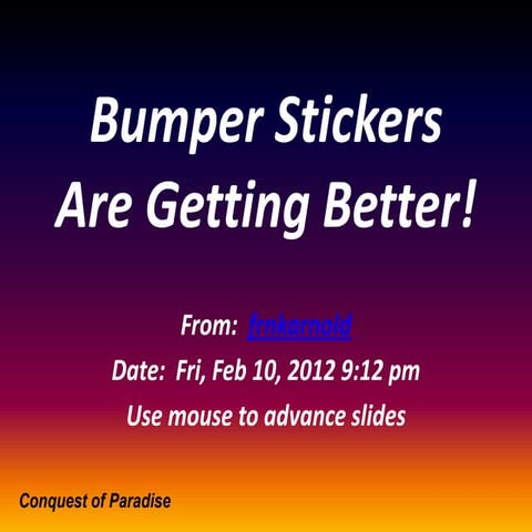 Bumper stickers are_getting_better | PPS