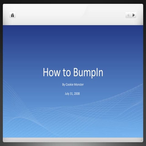 Bump In Slides | PPT | Internet for Beginners | Internet