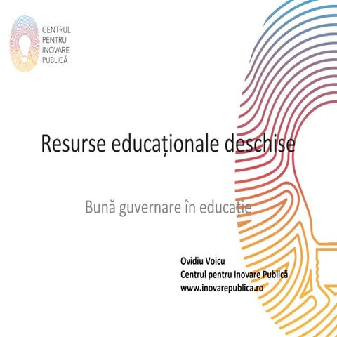 OERs si MOOCs in Educatie | PPTX