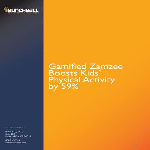 Zamzee Case Study - How Gamification Boosted Kids’ Physical Activity by ...