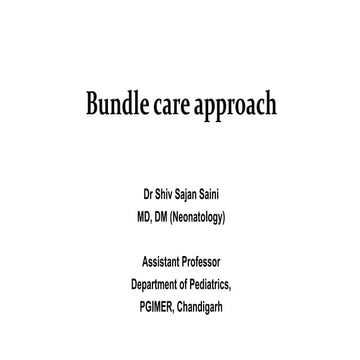 Care bundles for healthcare professionals working in critical care ...