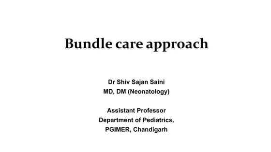 Infection Control Bundles | PPTX | Surgery | Medical Health