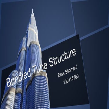 Bundled Tube Structure | PPTX
