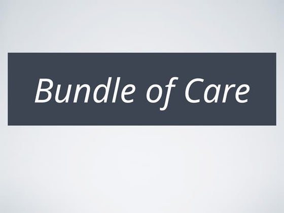 ICU Care Bundles | PPT | First Aid | Injuries