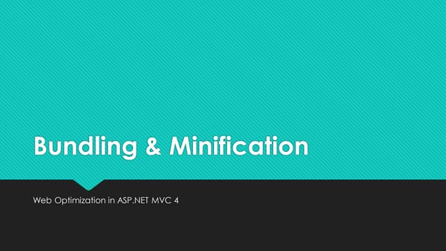 Bundling & minification | PPT Bundling & minification | PPT