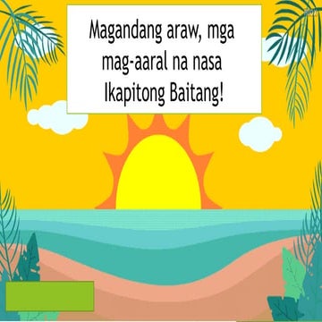 Mga Tuluyan Sa Panahon ng Katutubo • Kuwentong Bayan (gaya ng pabula at ...