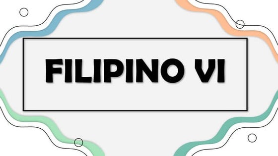 Filipino - Sanhi at Bunga | PPTX