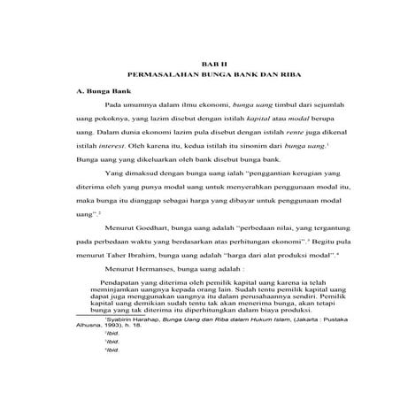 Makalah Riba dan Bunga Bank | PDF