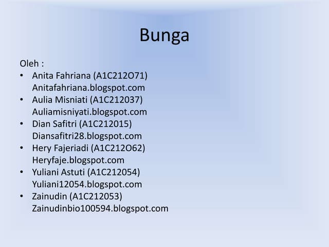 Laporan praktikum 7 rumus bunga dan diagram bunga (morfologi tumbuhan ...