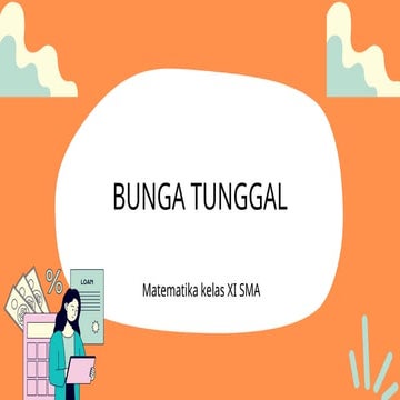Bunga Tunggal Bunga Majemuk Presentasi Jingga Hijau Kuning dalam Gaya ...