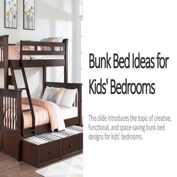 Innovative Bunk Bed Ideas for Kids' Bedrooms: Creative and Functional ...