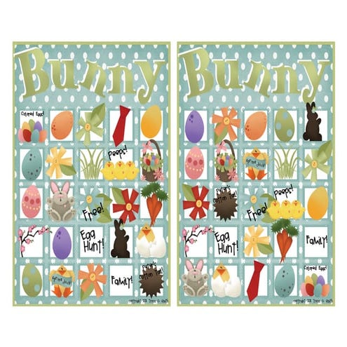 Bunny bingo 5x7 | PPT