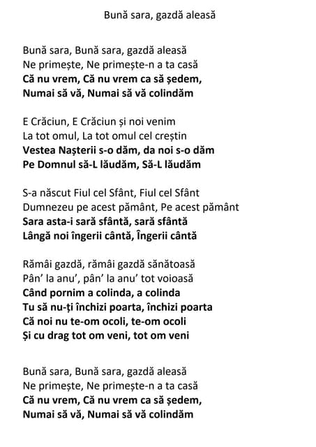 Asta_i seara_seara mare colinda ortodoxa | PPT