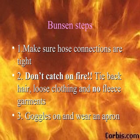 Bunsen burner and Glass Manipulation | PPTX