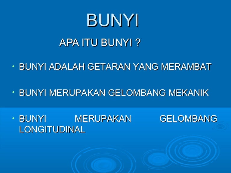 Bunyi