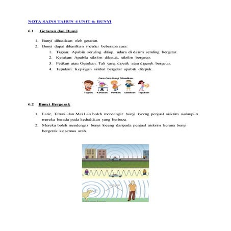Bunyi | DOCX