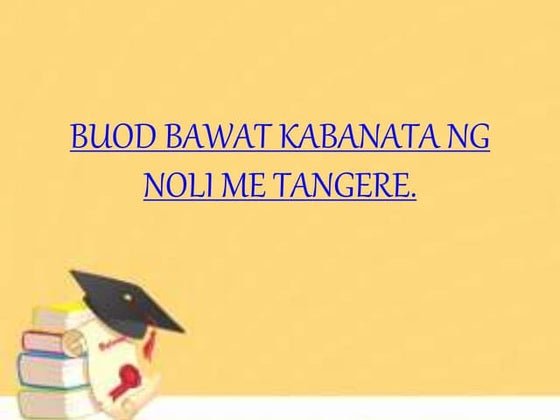 Noli me tangere kabanata 47 | PPT