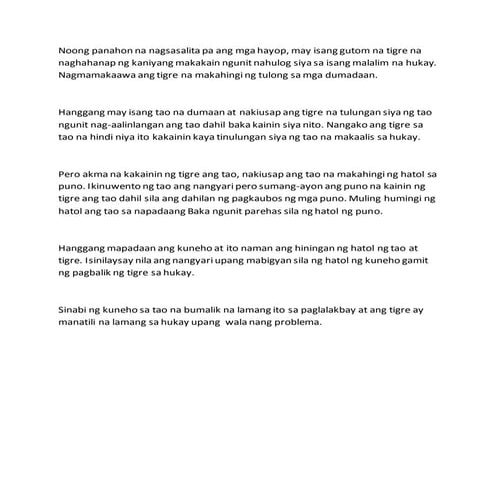 Buod ng kuneho | DOCX