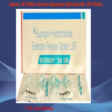 Bupron SR Tablets (Generic Bupropion Hydrochloride SR Tablets) | PDF