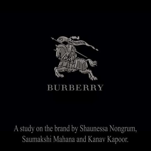 Burberry: A Study on the Brand | PPTX