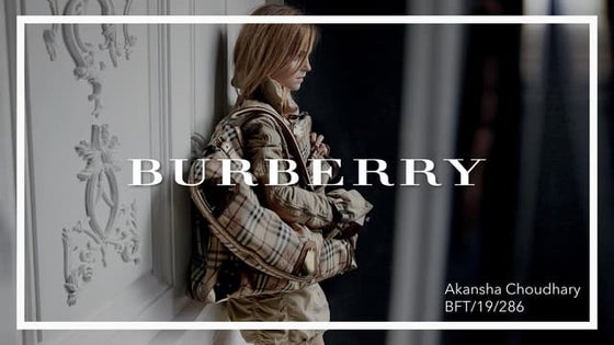 Burberry - Brand identity and artification analysis | PPTX