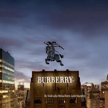 Burberry in 2014 | PPT