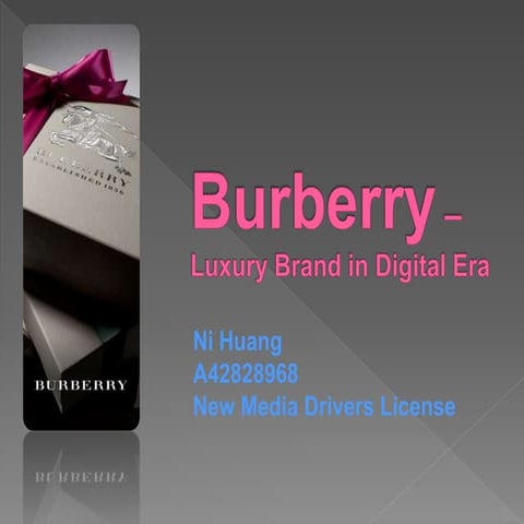 Burberry Case Study Report | PDF