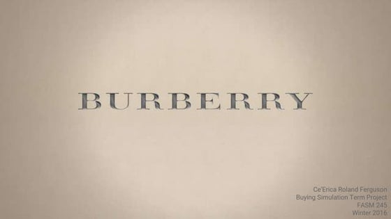 Burberry - Brand identity and artification analysis | PPTX