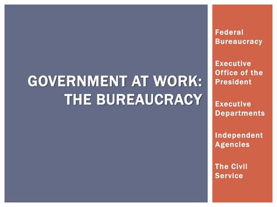 Executive branch power point | PPT