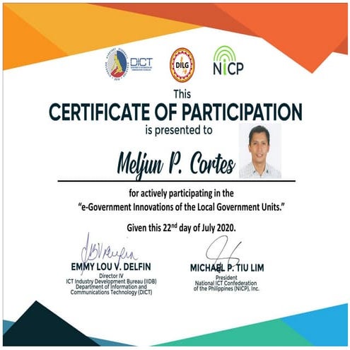 DICT CERTIFICATE COMPLETION Statistical Package Social Sciences | PDF