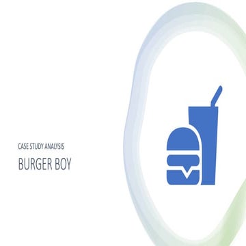 Burger Boy case study presentation human resource management | PPTX