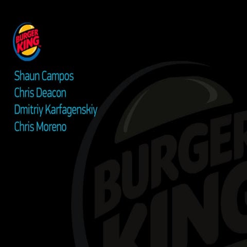 Burger King Case Study | PPT