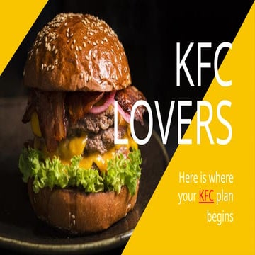 Burger Lovers Business Plan PPT slide free kfcmenu.au