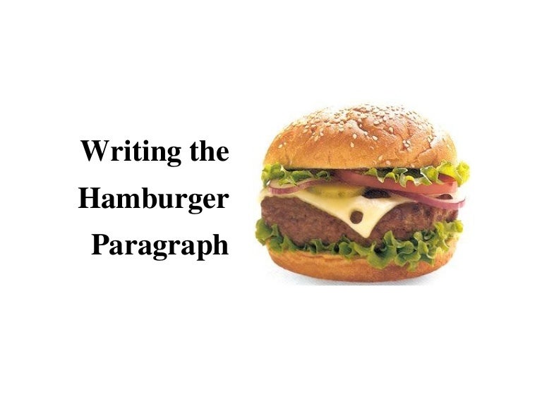 Writing the Hamburger Paragraph