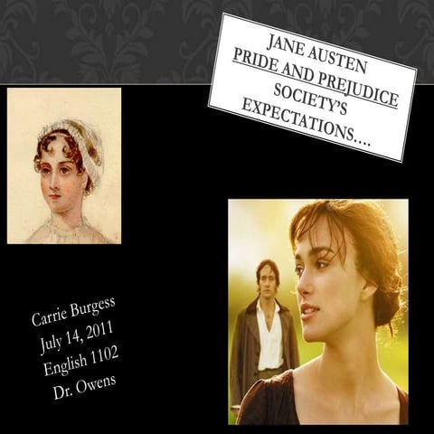 Social class in Pride and Prejudice | PPTX